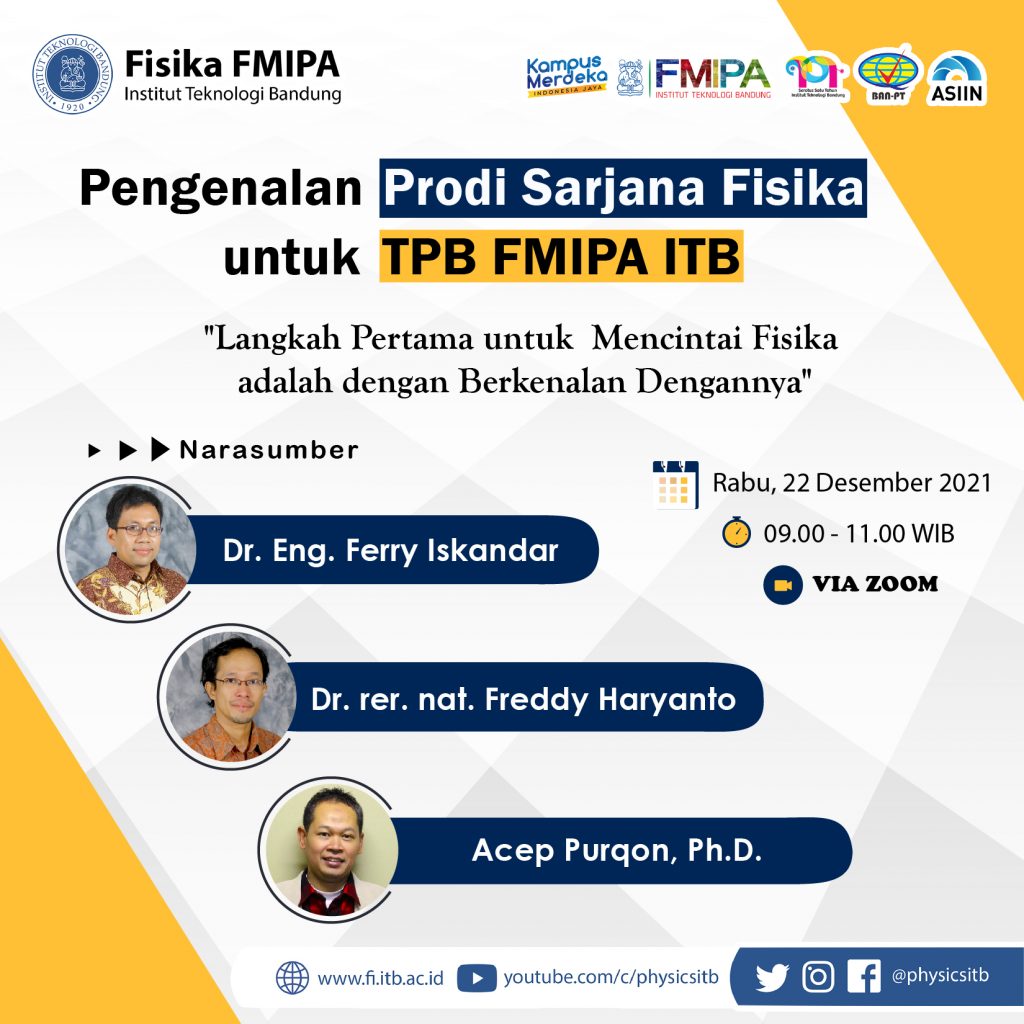 Pengenalan Prodi Sarjana Fisika untuk TPB FMIPA ITB – Program Studi Magister Ilmu dan Rekayasa ...